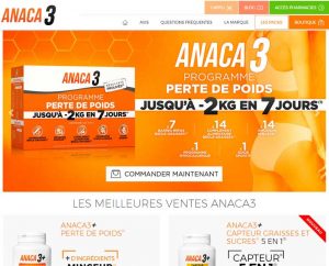 www.anaca3.com : commander les produits Anaca3 aisément